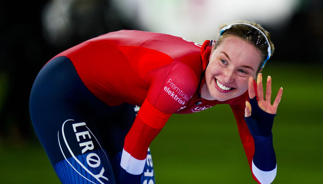 Skøyteløper Ragne Wiklund fra Nordberg med nytt NM-gull